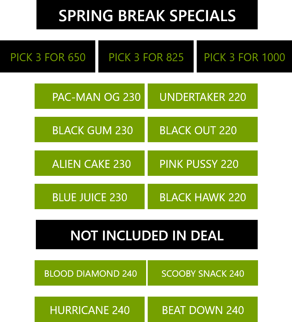 Deals of this Month - Dispensary in DC | Weed DC Delivery